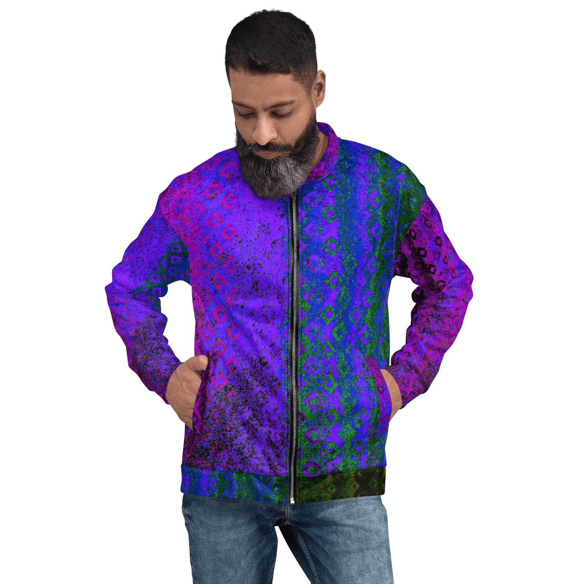 Abstract Bomber Jacket – The Phigment Store